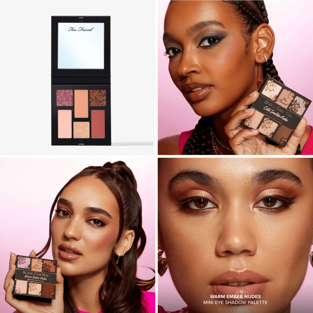 Too Faced Born This Way Mini Eyeshadow Palettes - BeautyVelle | Makeup News